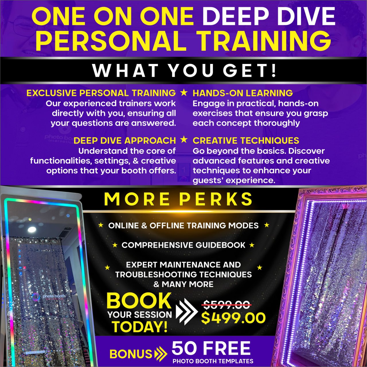 One On One Deep Dive Personal Training – PBI Shop By Photo Booth ...